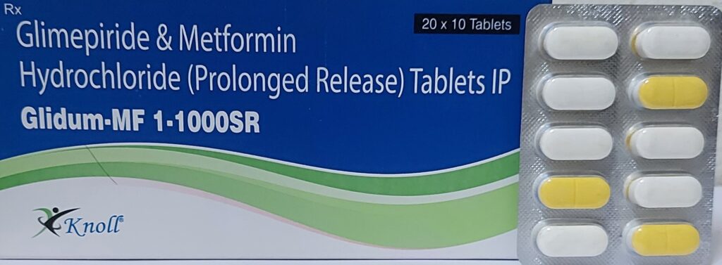 Glidum-MF1/1000 SR Tab 10s - My Generic Meds