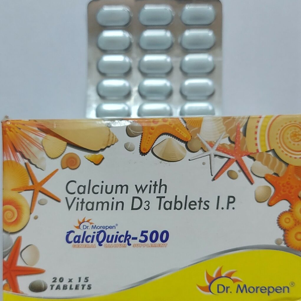 Calciquick 500 Tab 15s - My Generic Meds