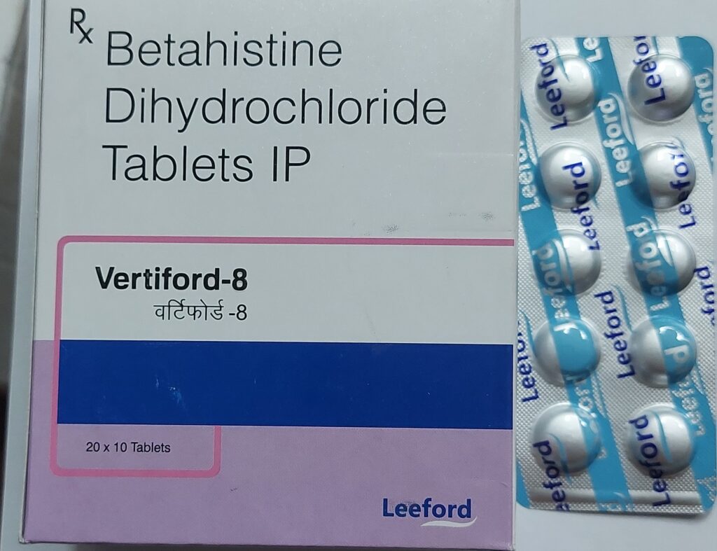 VERTIFORD-8 TAB 10S - My Generic Meds
