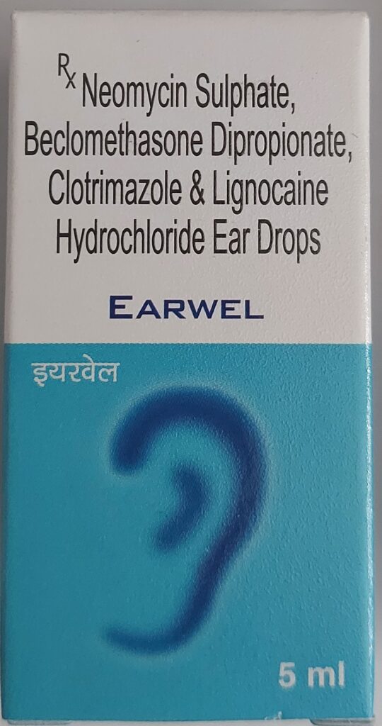 EARWEL EAR DROPS 5ML - My Generic Meds