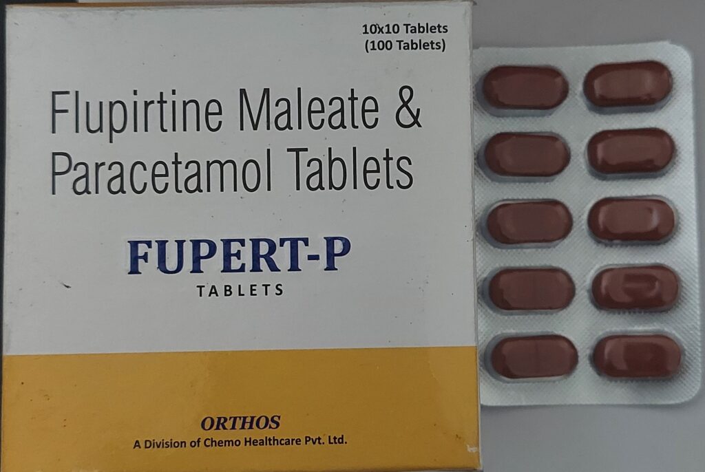 Fupert-P Tab 10s - Flupirtine 100mg - My Generic Meds