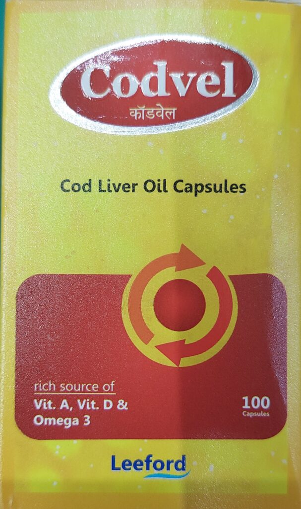 Codvel Caps 100s - Best Cod Liver Oil - My Generic Meds