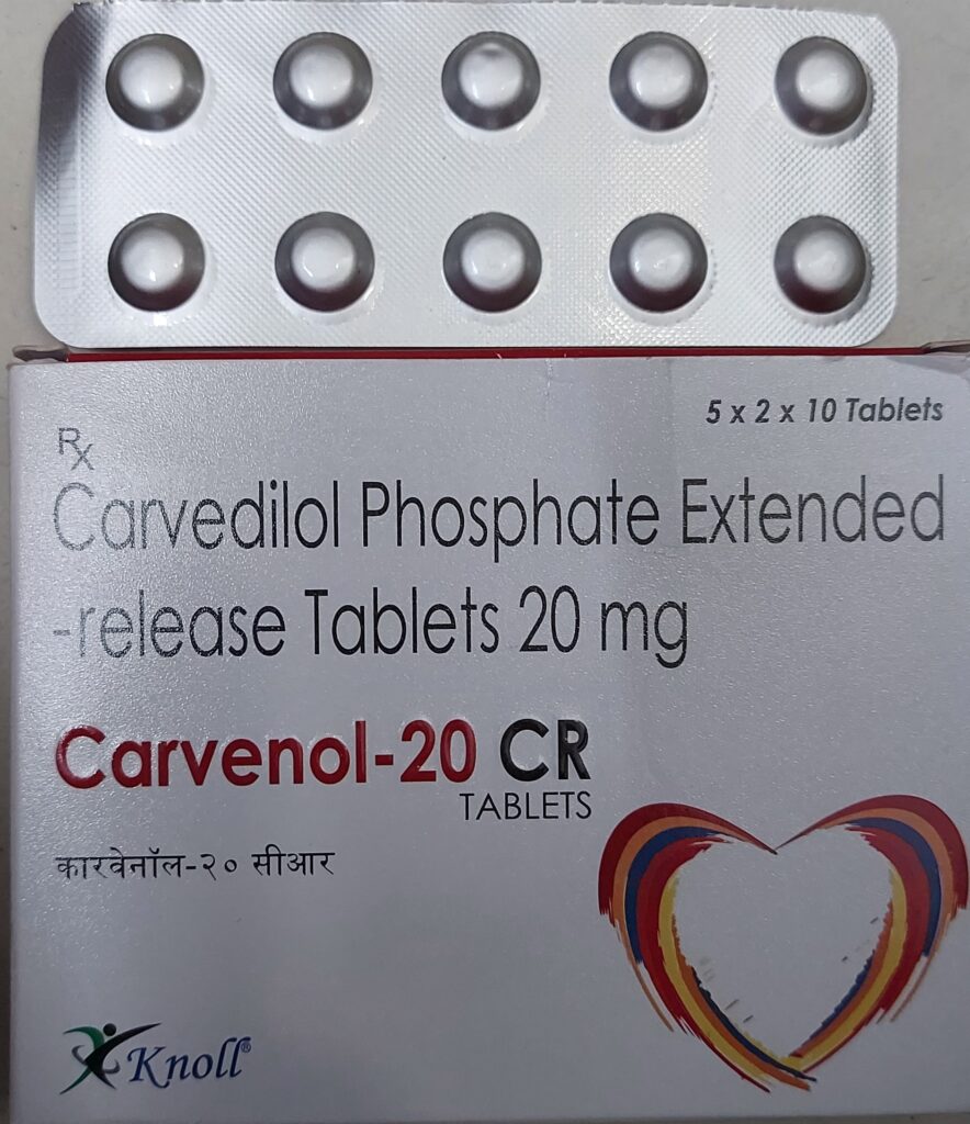 Carvenol-20 CR Tab 10s - My Generic Meds