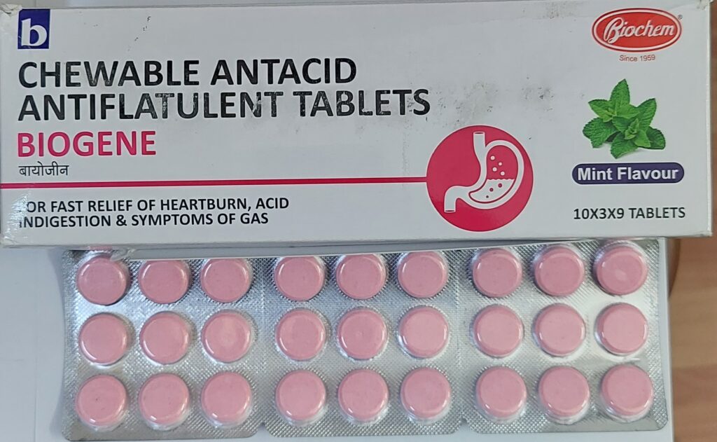 Biogene Mint Chew Tab 9s - My Generic Meds
