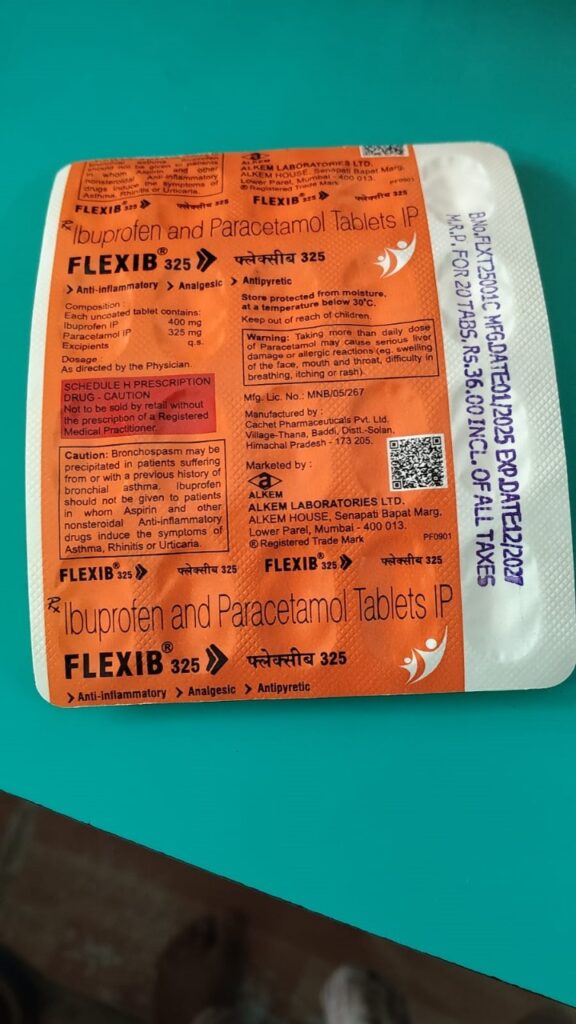 Flexib-325 Tab 20s - My Generic Meds